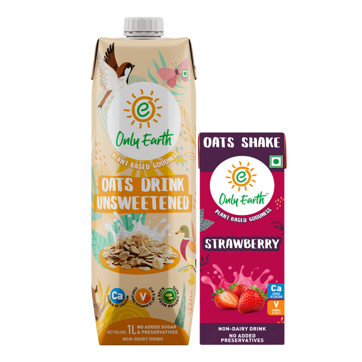 Only Earth Oats Beverage Unsweetened, Non-Dairy Drink, Lactose Free(1l ...