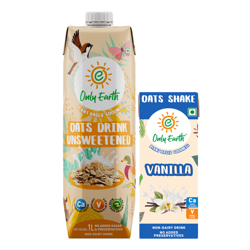 Only Earth Oats Beverage Unsweetened, Non-Dairy Drink, Lactose Free(1l ...