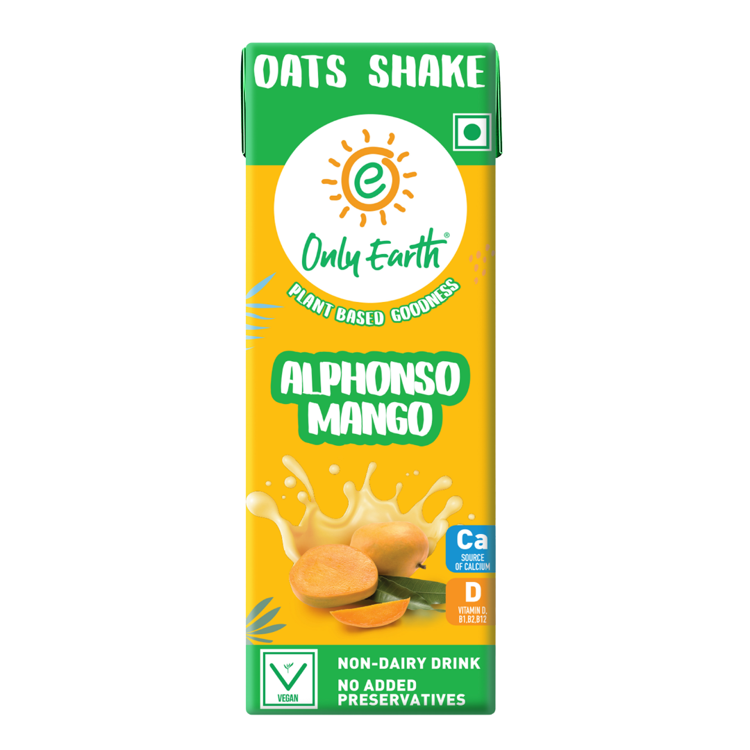 Oats Shake - Alphonso Mango 165ml – Only Earth Store